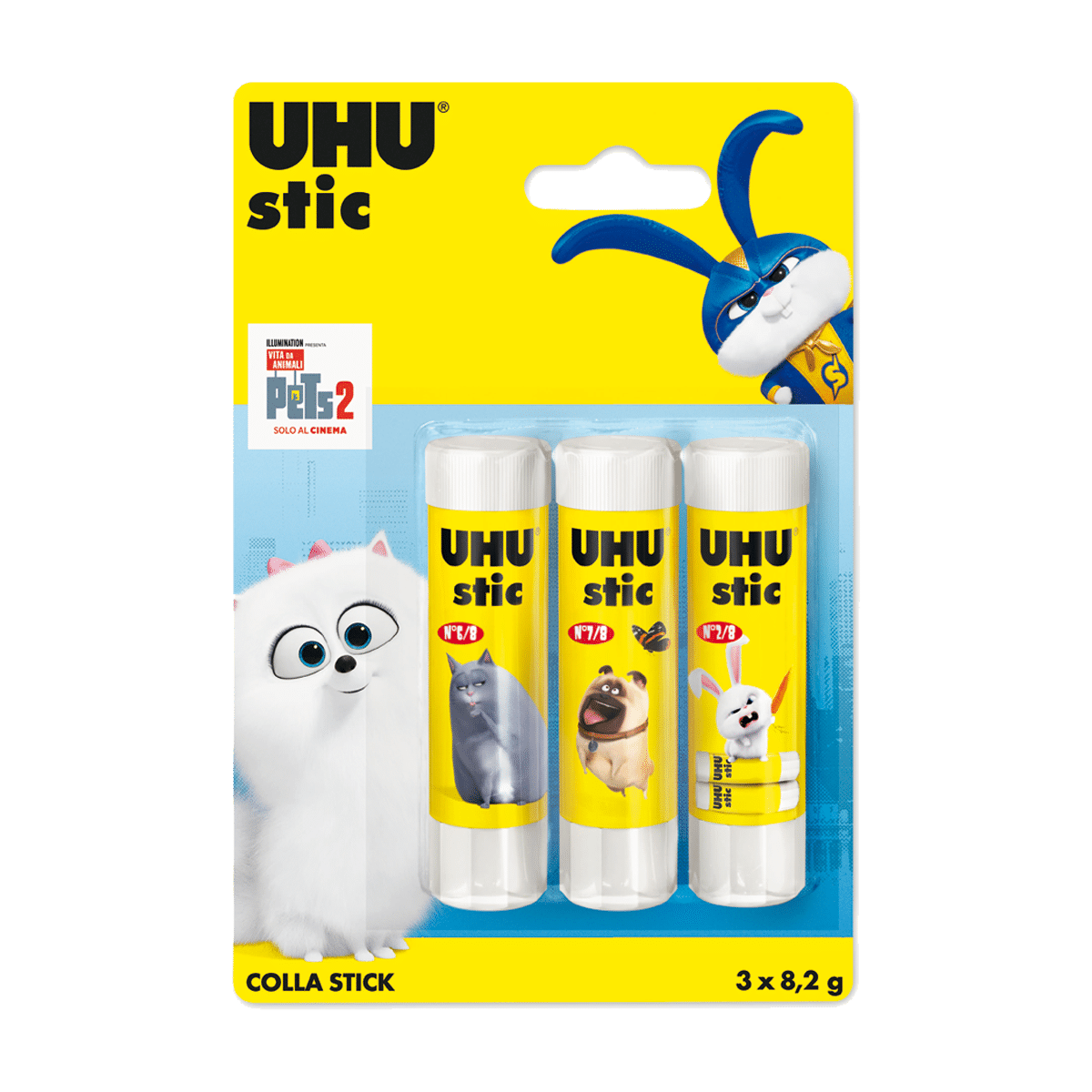 UHU Stic 3 piezas (8.2g.) - UHU